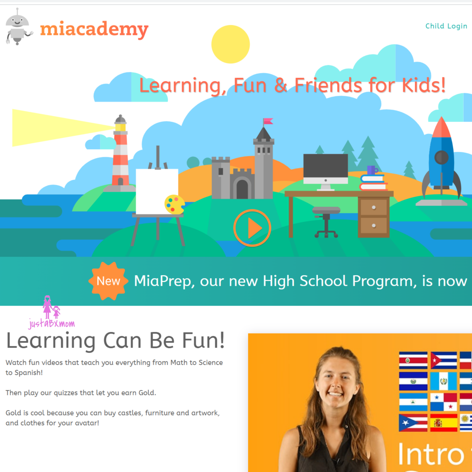 #HiHomeschool Miacademy Review – JUSTABXMOM