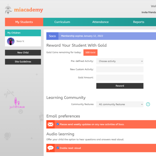 #HiHomeschool Miacademy Review – JUSTABXMOM